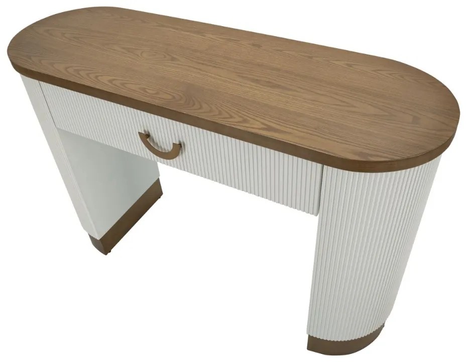 Designová konzole Tahigwa 121 cm bílá