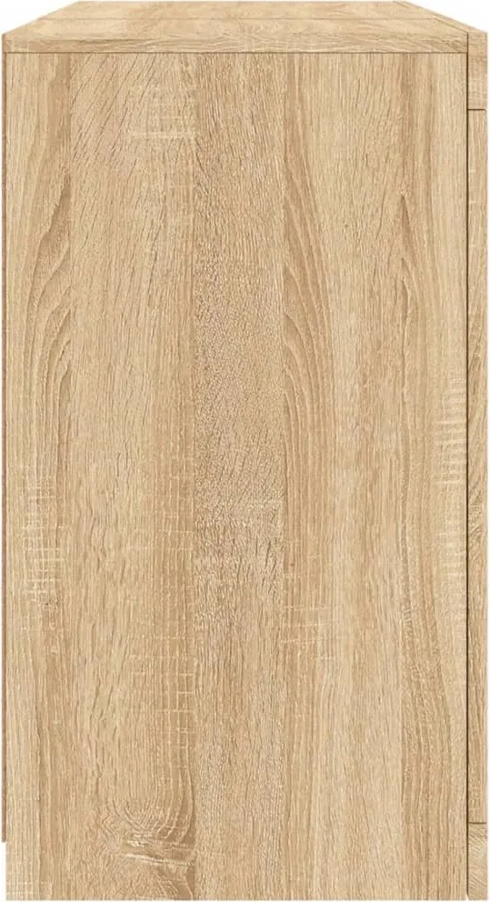 Příborník s LED osvětlením dub sonoma 123 x 37 x 67 cm 3209081