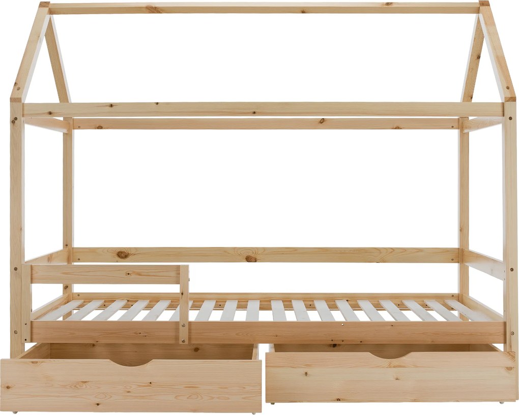 Montessori postel, 90x200, přírodní, masiv, NOEMA