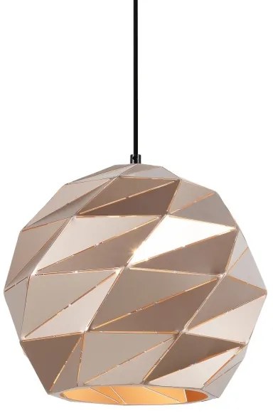 ITALUX PND-2424-1L-GD -Lustr na lanku PALERMO 1xE27/40W/230V pr. 32 cm rose gold