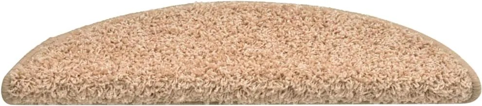 Schodové rohože 15 ks 56 x 17 x 3 cm zlaté půlkulaté 322378