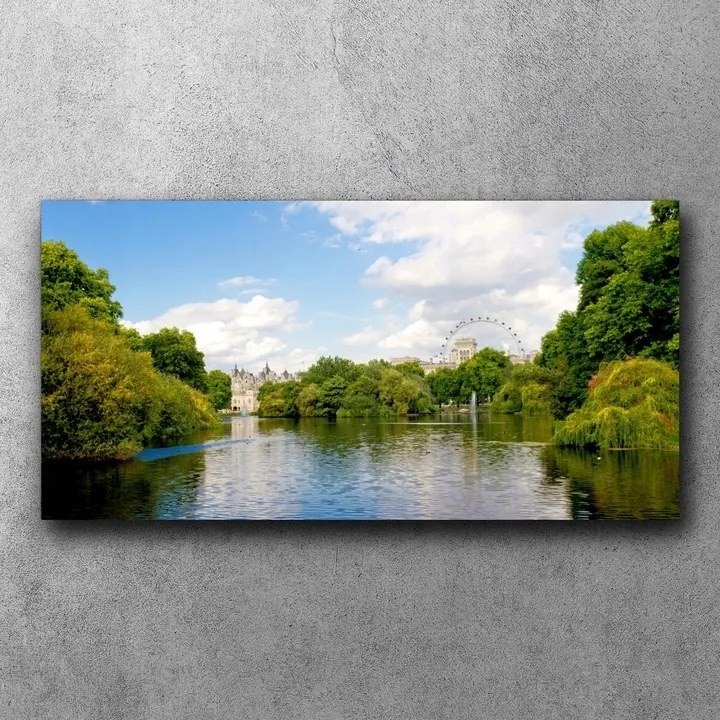 Obraz canvas na zeď 120x60 Londýn Park Město
