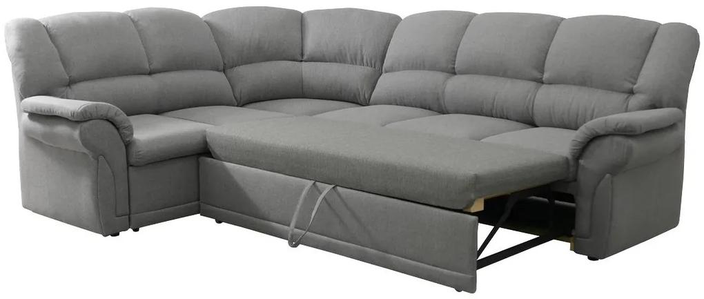 Casarredo - Komfort nábytek Rohová sedací souprava LANZAROTE, rozkládací s úložným prostorem, výběr barev | potah: mura 22,Umístění rohu: roh na levé straně