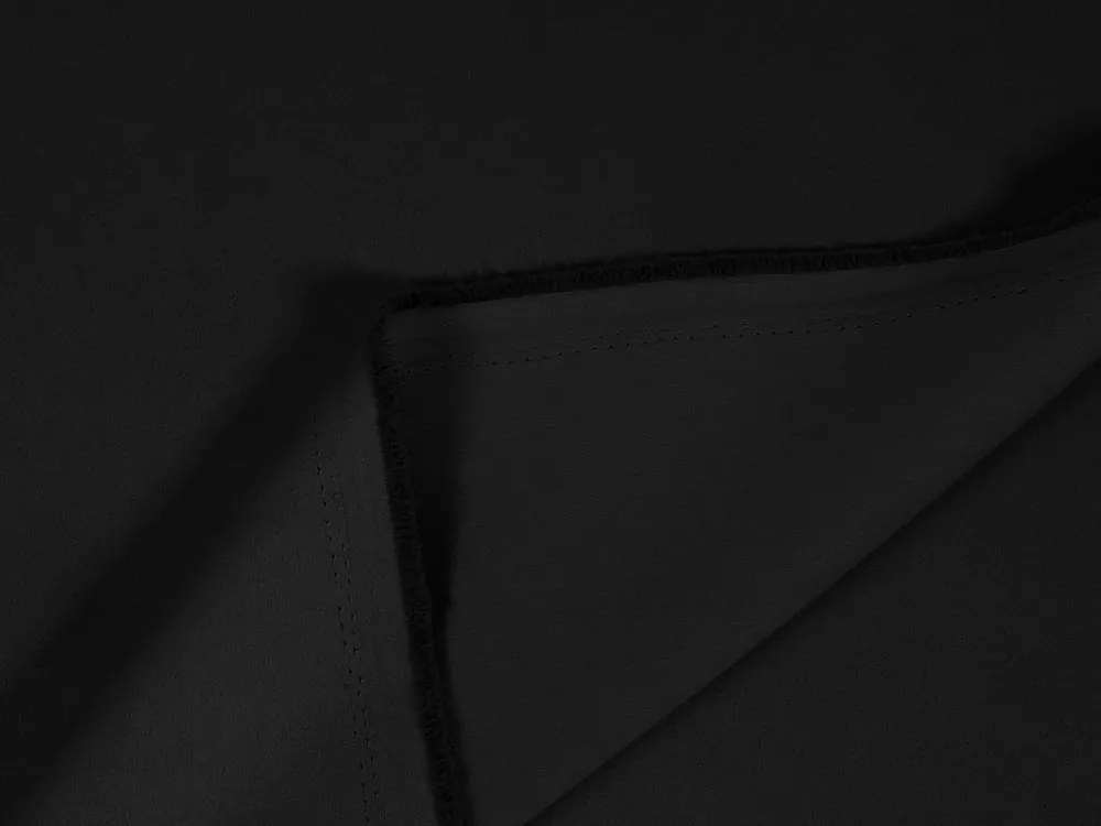 Biante Dekorační běhoun na stůl BKU-116 Černý 35x120 cm