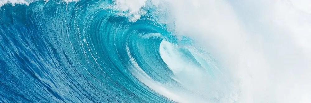 Obraz mořská vlna - 135x45 cm