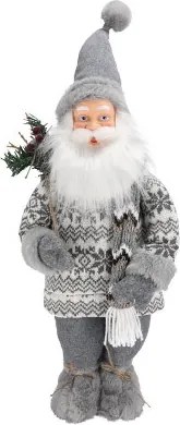 Vánoční dekorace Santa Claus s pytlem 60 cm