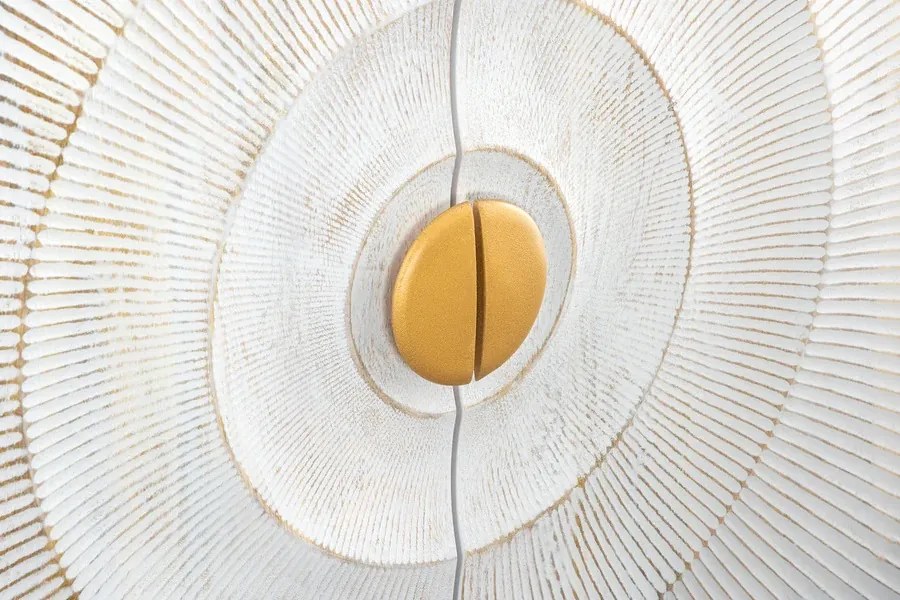 Designová komoda Venetia 177 cm bílé mango