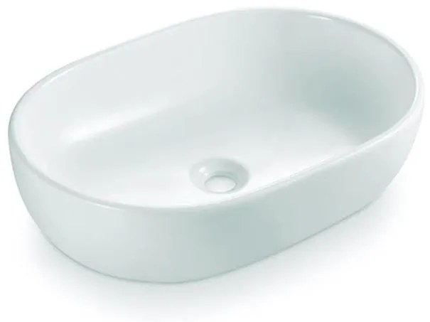 Bathco 4037 - Umyvadlo na desku TOULOUSE 59x41,5 cm porcelán/bílá