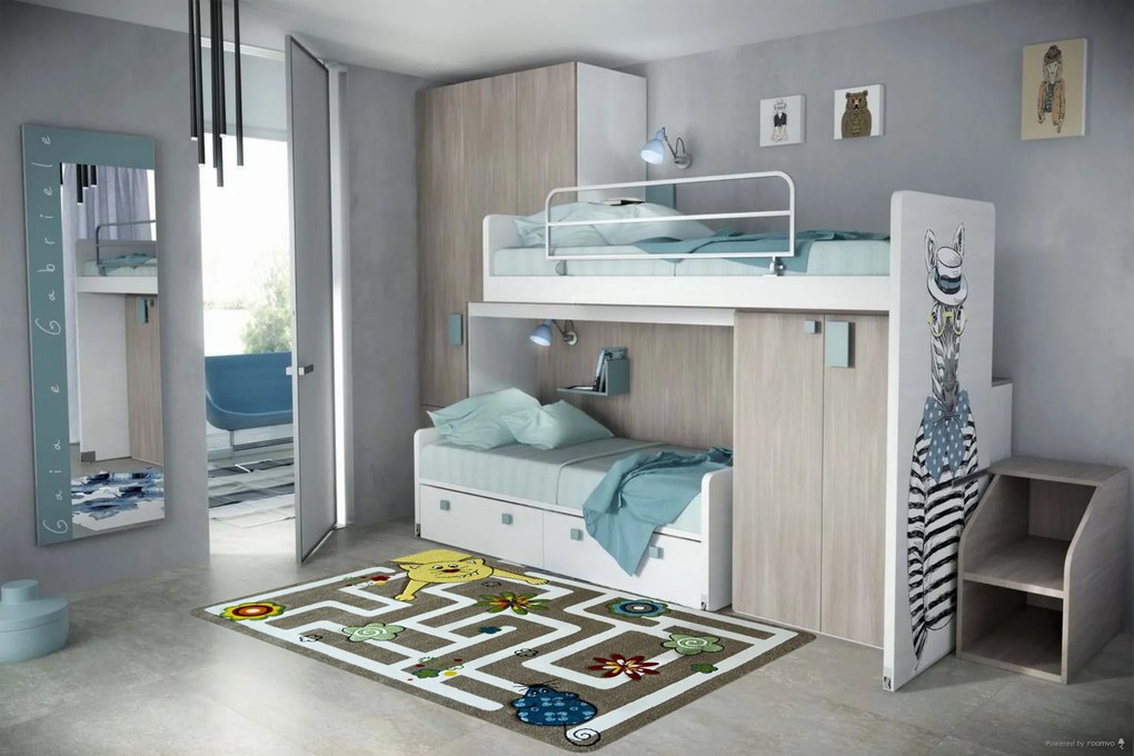 Kusový koberec Smart Kids 22303 Beige, 160x230, béžová, detská izba, Berfin Dywany