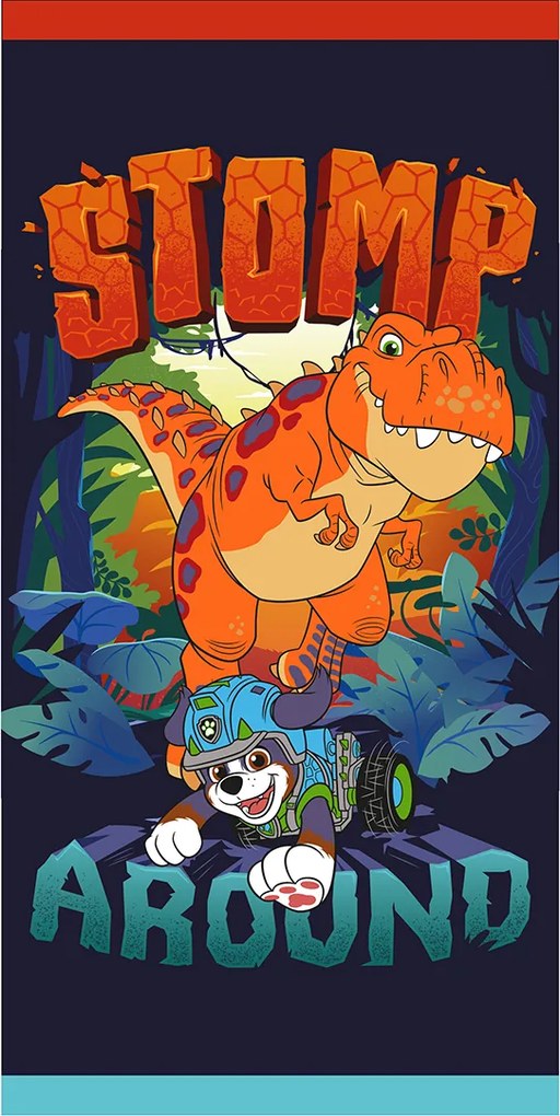 Dětská osuška Tlapková Patrola Ve Světě Dinosaurů