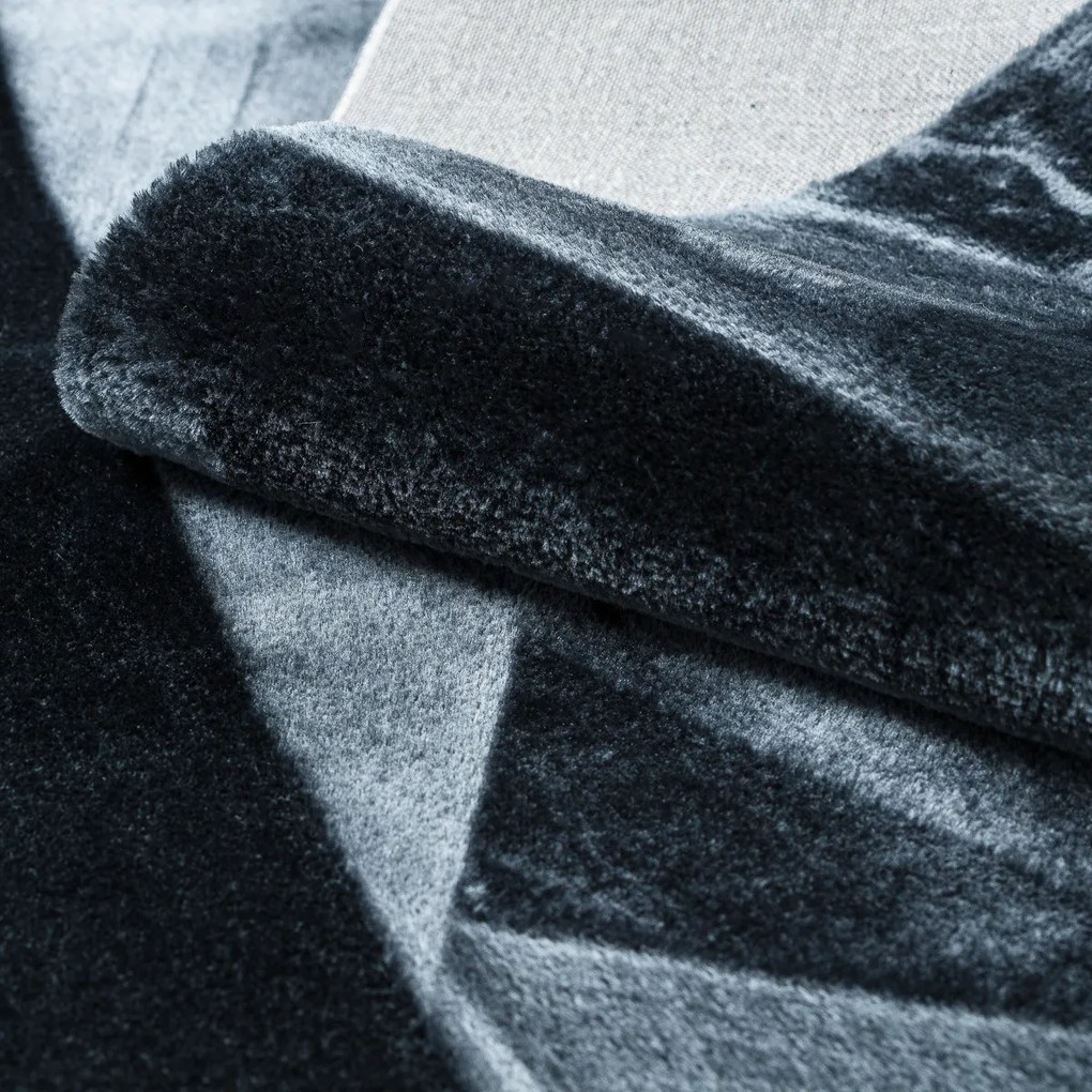 Dywany Łuszczów, Kusový koberec Visco Rabbit Dark grey 5, 140x190, šedá, dětský pokoj