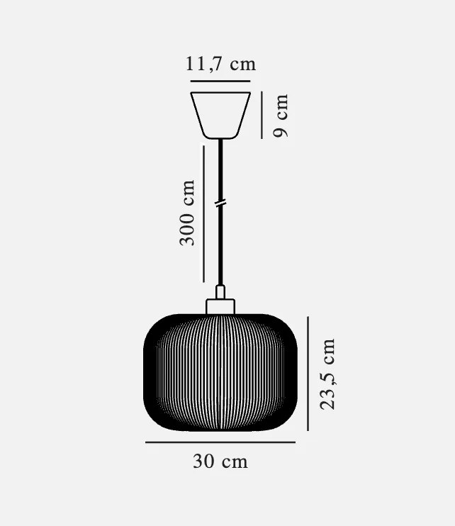 Nordlux Závěsné svítidlo Milford 30 bílá