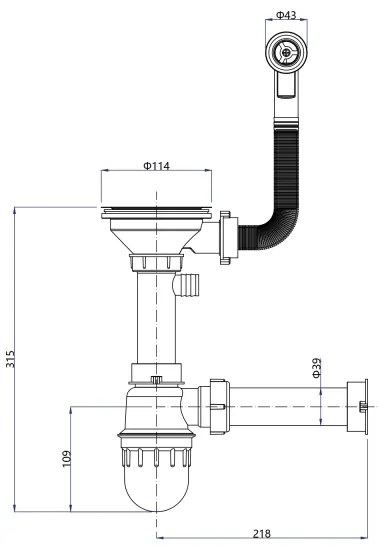 Samona - Kuchyňský dřez SAMONA 77x44 cm granit/černá