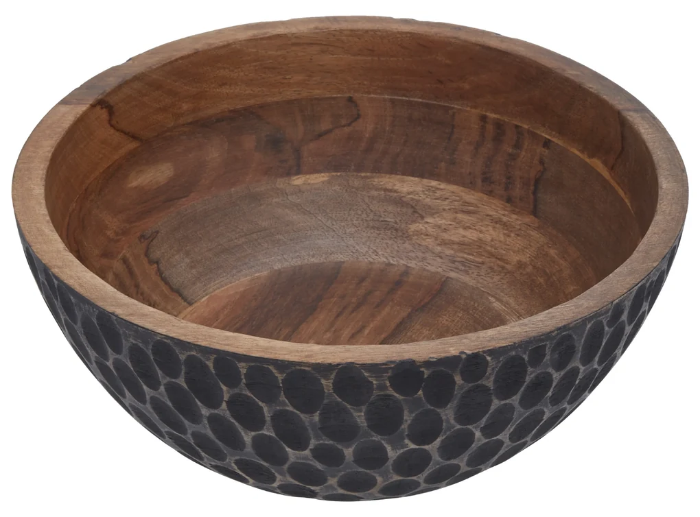 PremierHousewares Dřevěná mísa Kara, mango wood, 30cm | BIANO