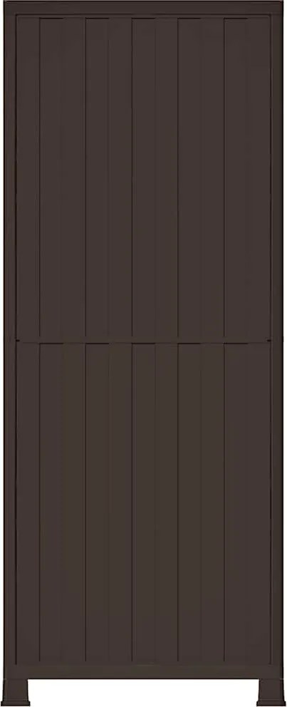 Plastová skříňka 68 x 39 x 171,5 cm ratanový design 337899