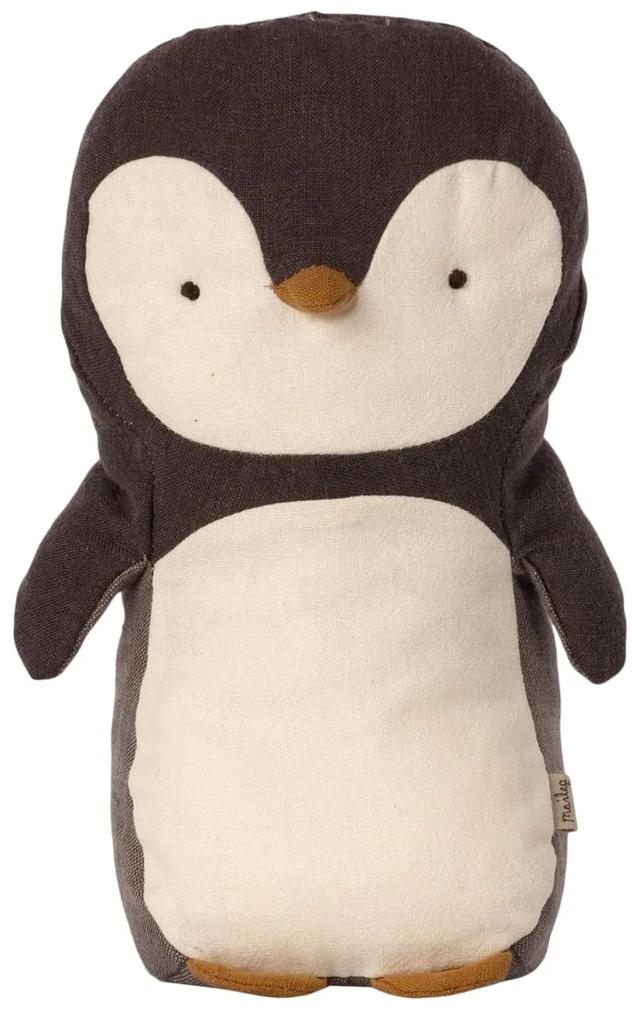 Maileg Látkový tučňák Penguin, šedá barva, textil