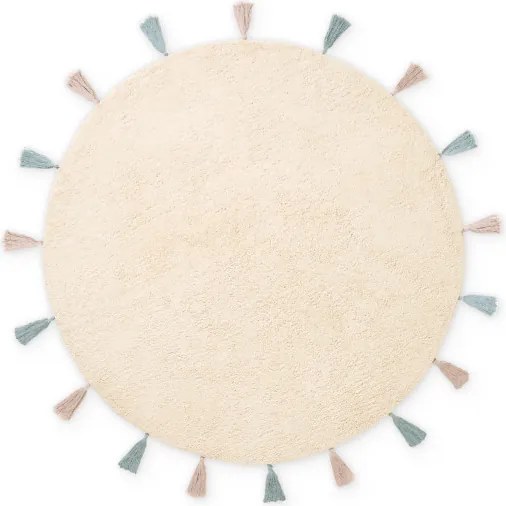 Koberec Hanse Home Snuggle Sunna krémový / vícebarevný kruh