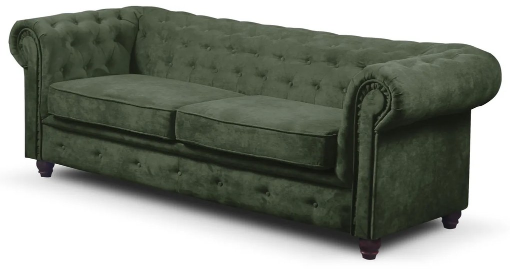 Pohovka Infinity Chesterfield II Modrá
