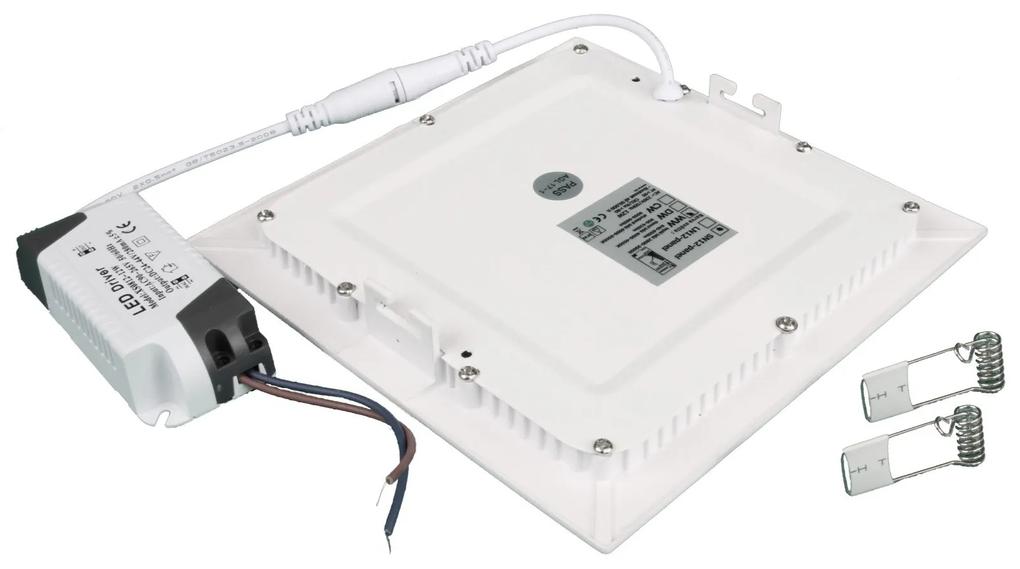 T-LED SN12 LED panel 12W čtverec 170x170mm Denní bílá