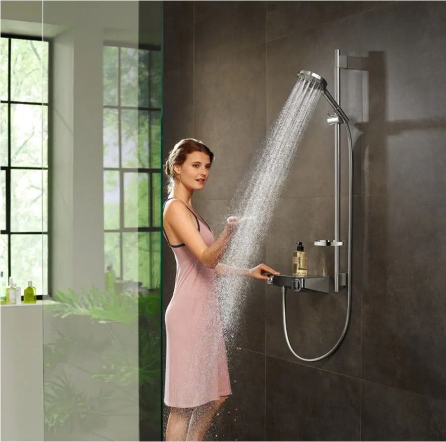 Hansgrohe Raindance Select S, sprchová sada 120 3jet PowderRain se sprchovou tyčí 90 cm, chromová, HAN-27667000
