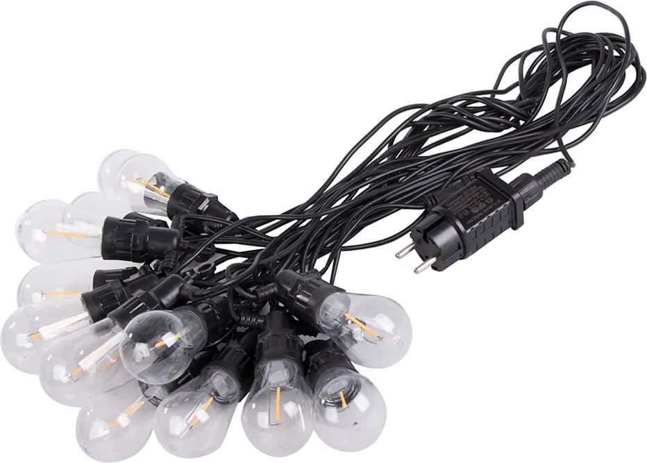 LED světelná zahradní girlanda LUCENT, 20 m