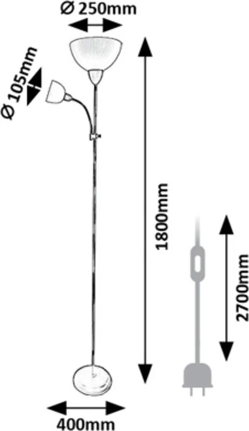 Rabalux ACTION PRO stojací lampa 74109