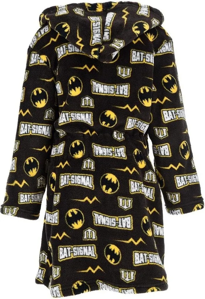 Dětský / chlapecký coral fleece župan s kapucí Batman, EU 104 Hnědá
