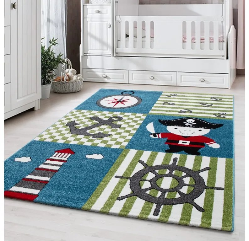 Ayyildiz Dětský kusový koberec KIDS 0450, Vícebarevná Rozměr koberce: 120 x 170 cm