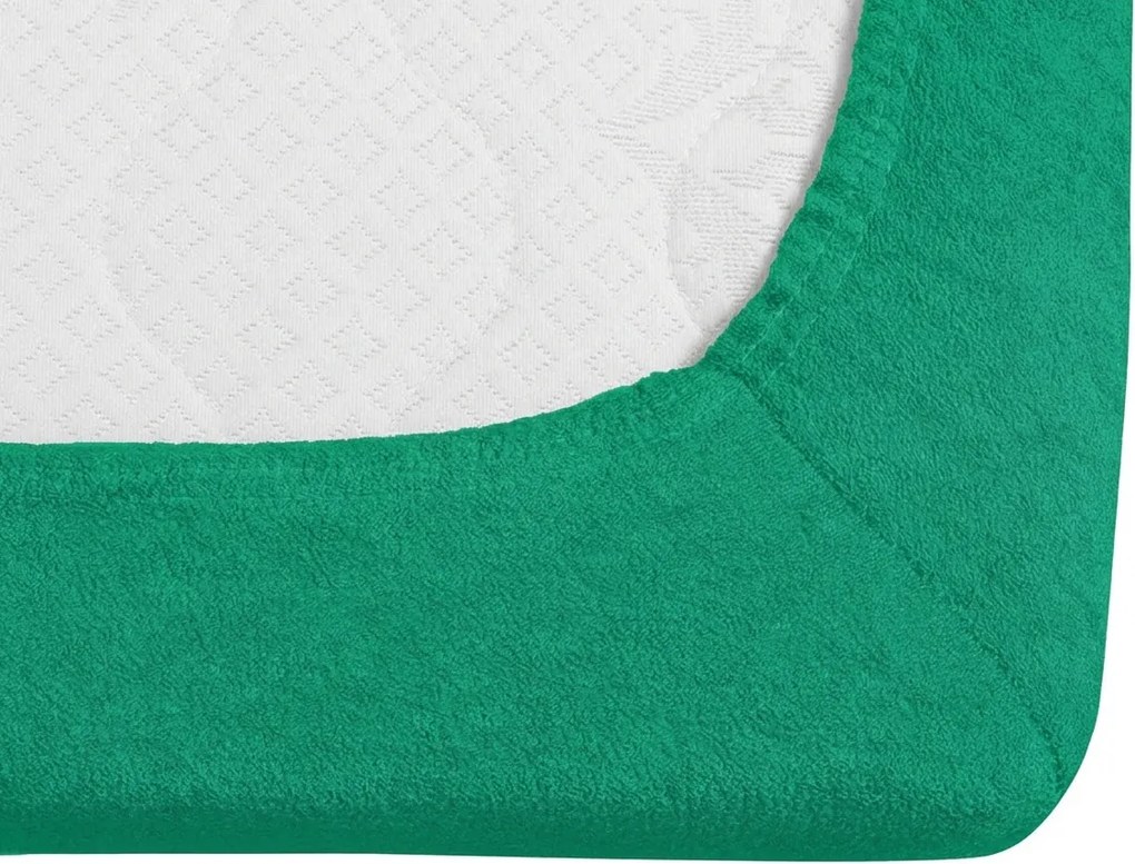 Froté prostěradlo do dětské postýlky PREMIUM 60x120 cm mentolové