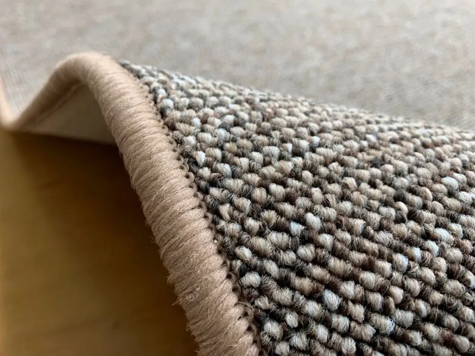 Vopi | Kusový koberec Porto hnědý - Kruh 200 cm