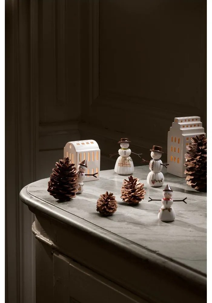 Porcelánová vánoční figurka (výška 11,5 cm) Hammershøi Snowman – Kähler Design