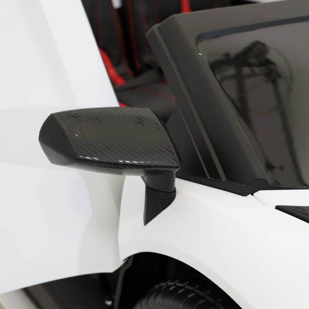 Ramiz Elektrické autíčko Lamborghini Aventador SV pro 2 děti bílé