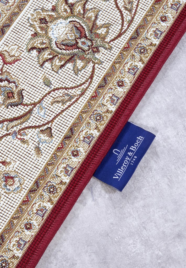 Villeroy & Boch Kusový koberec 106057 Red, Cream – na ven i na doma, 120x180, červená, chodba / předsíň