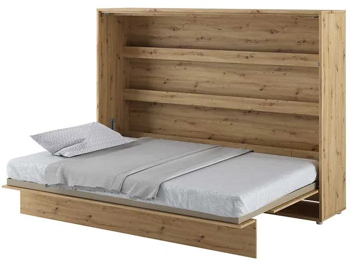 LENART Výklopná postel BED CONCEPT BC-04 140x200 Kašmír: šedá