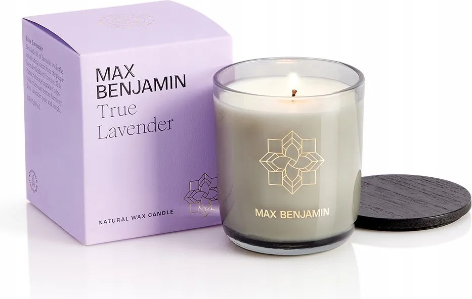 Vonná svíčka True Lavender sójová Max Benjamin