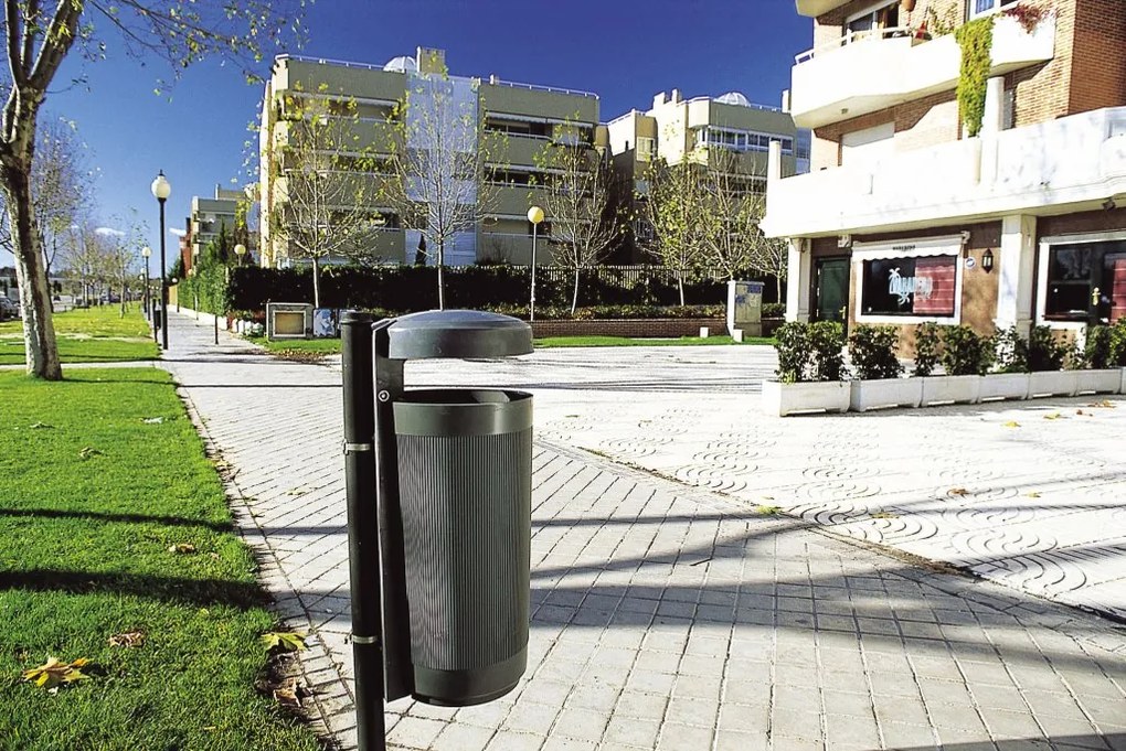 Elkoplast Odpadkový koš Prima Linea 50 l [100-67285 zinkovaný sloupek]