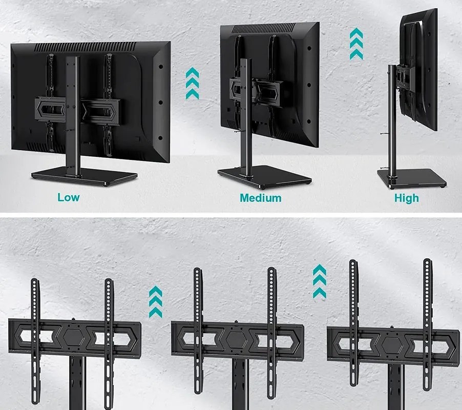 Univerzální stojan TV 32"-55" Cabletech UCH0022-S, nosnost 40kg