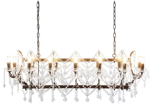 KARE DESIGN Lustr Chateau Crystal Rusty