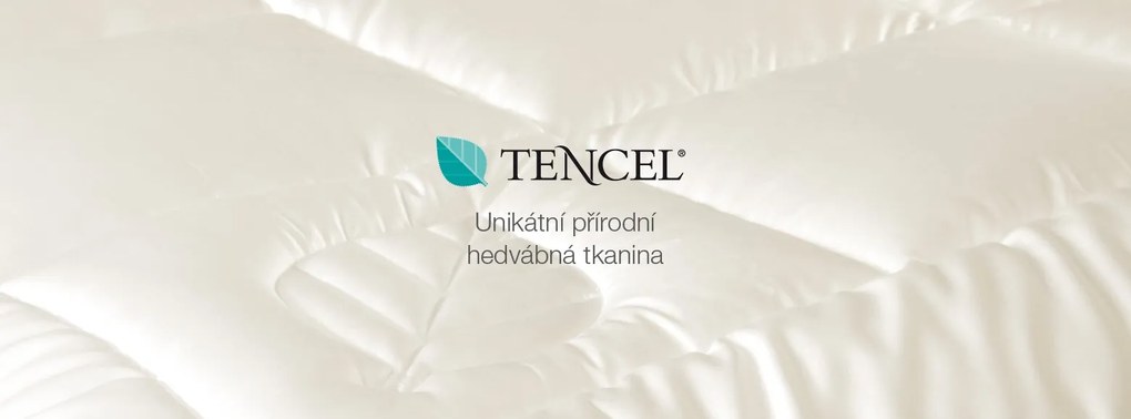 Klinmam Tencel - ložní souprava - polštář 70 x 90 cm + přikrývka 135 x 200 cm