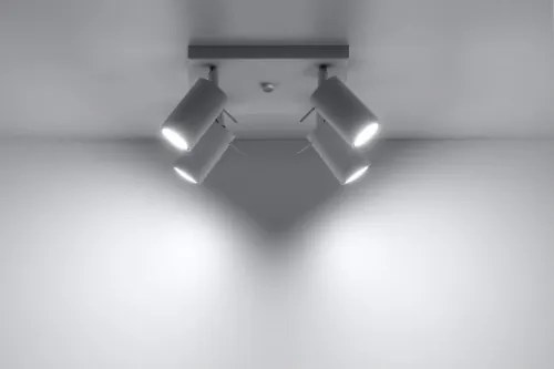 Stropní bodové svítidlo SOLLUX Ring 4 GU10 4x40W bez zdroje SL.0090 bílá