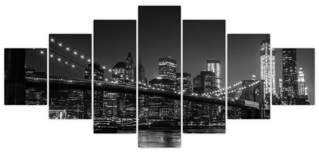Obraz Brooklyn mostu v New Yorku (210x100 cm)