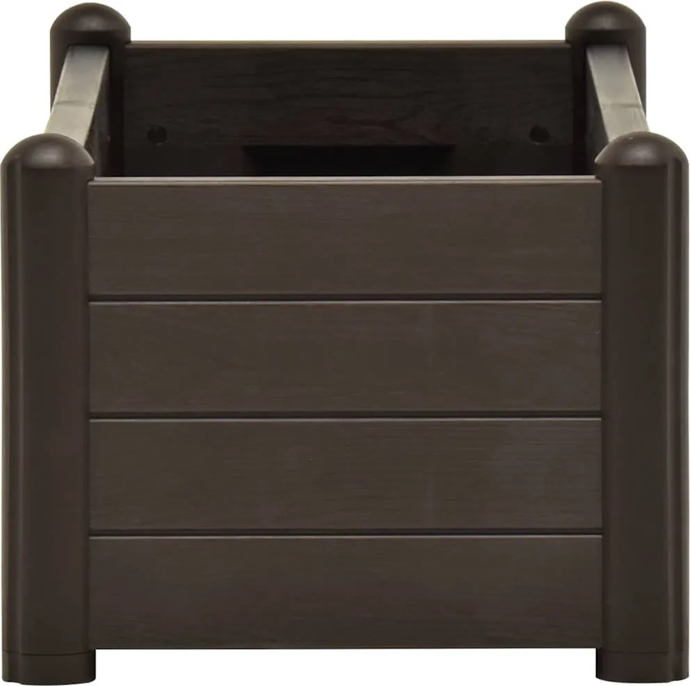 Vyvýšený záhon PP moka 100 x 43 x 35 cm 313976