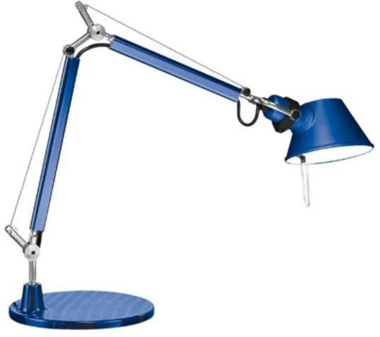 Artemide A011850 Tolomeo Micro tavolo, modrá stolní lampa, 1x46W E14, 45+37cm