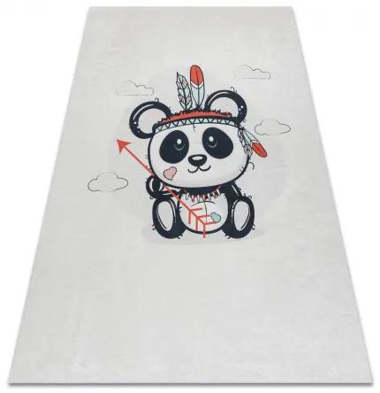Dywany Luszczow Dětský kusový koberec BAMBINO 1129 pratelný panda, protiskluz, krém Rozměr koberce: 120 x 170 cm