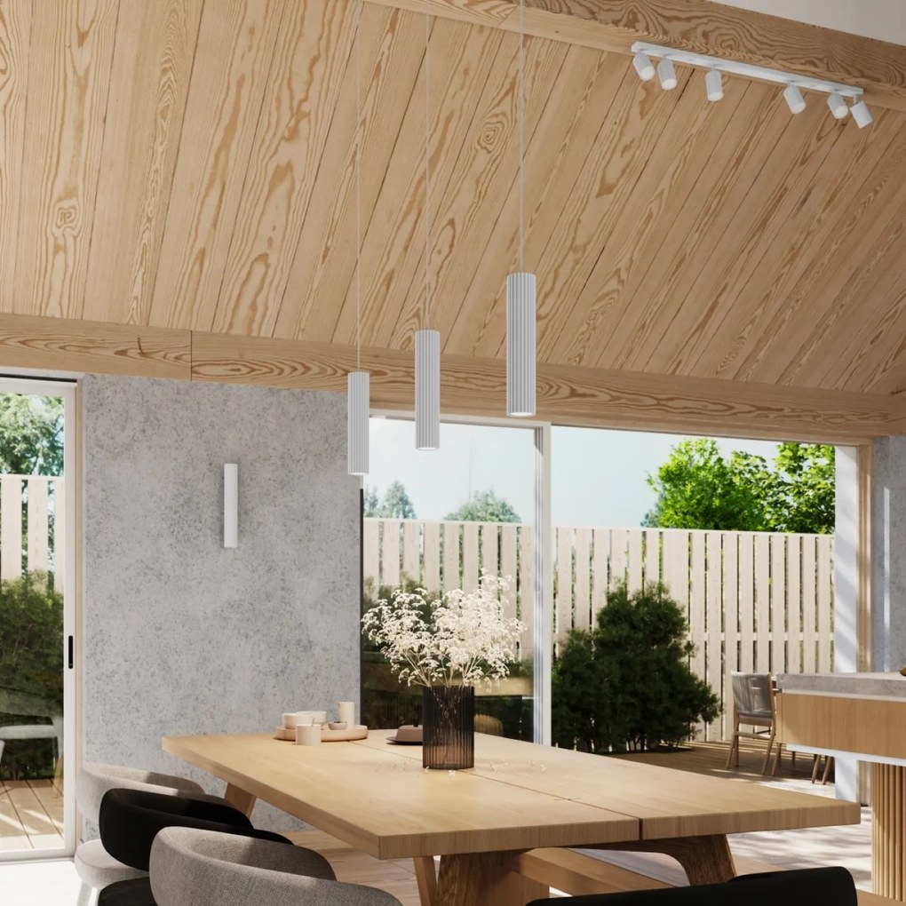 Sollux Lighting Nástěnné svítidlo KARBON 30 bílé