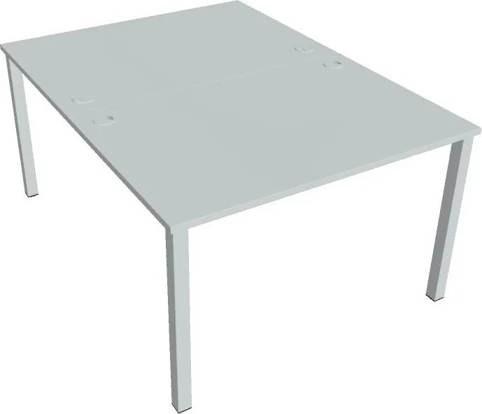 Kancelářský pracovní stůl Hobis USD 1200, deskaakát, černá černá