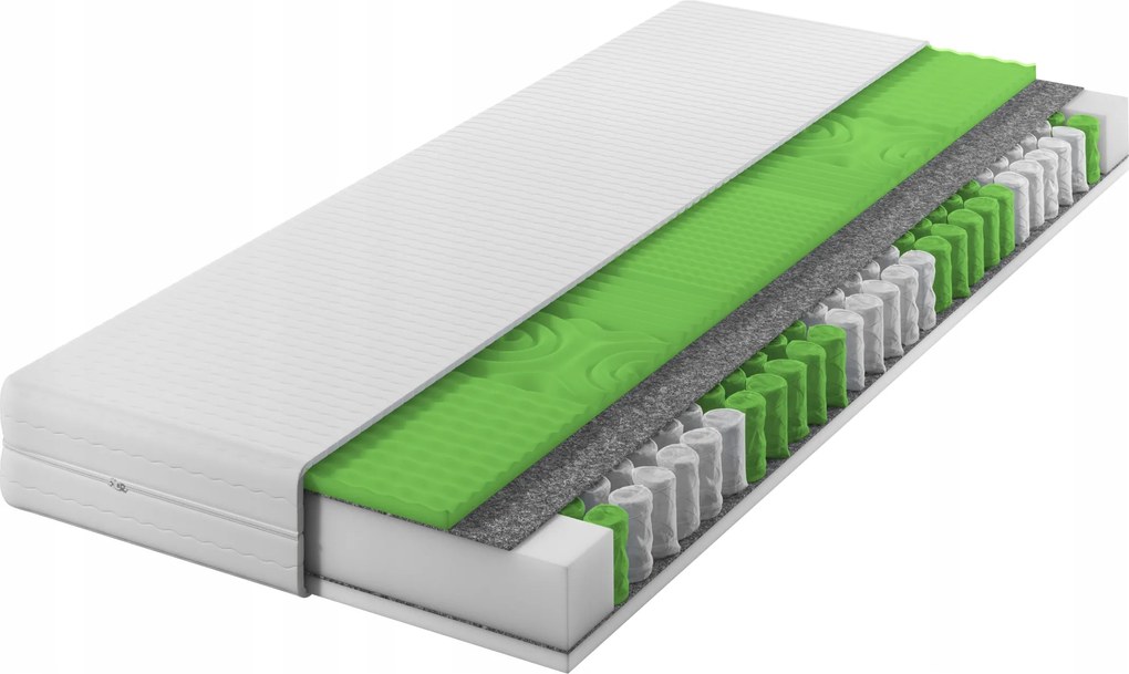 Matrace 80x200 kapesní Oboustranná H2/H3 Masážní pěna