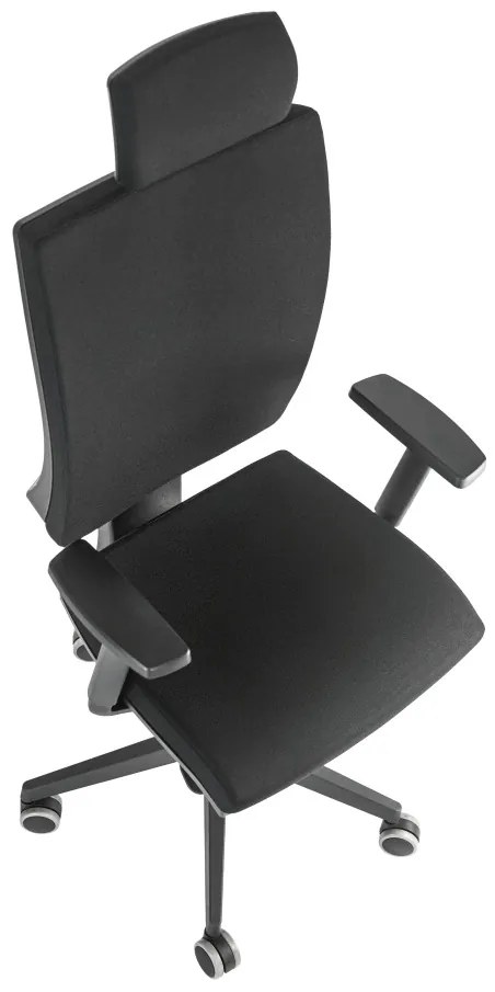 ALBA Ergonomická kancelářská židle ZERAFINE - černá látka