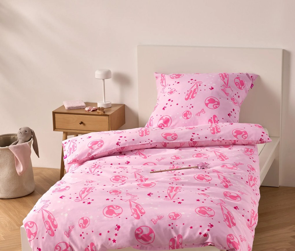 Tchibo - Dětské povlečení renforcé »Barbie«, standardní velikost