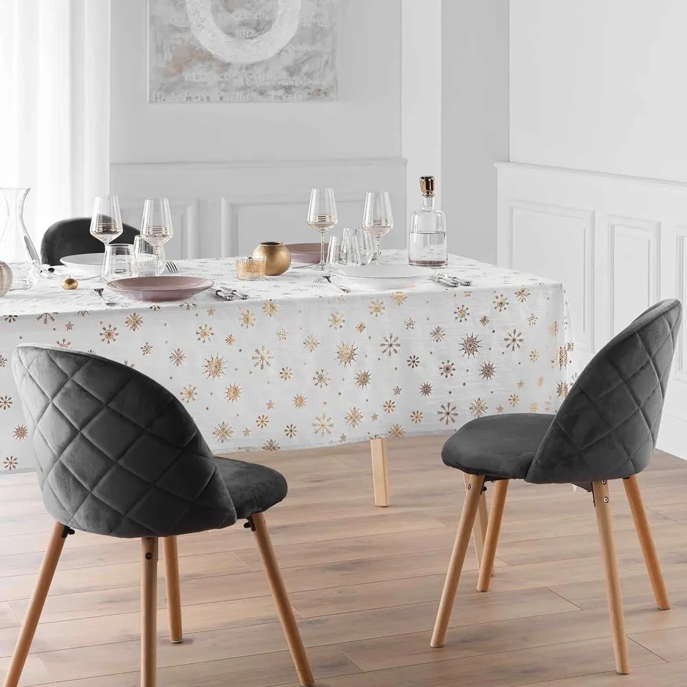 Ubrus s vánočním motivem z mikrovlákna 140x240 cm Astrelia – douceur d'intérieur